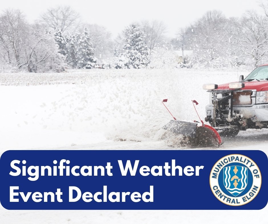 Significant Weather Event Declared January 15 2026 - Municipality of ...